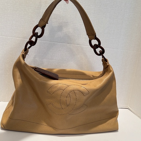 CHANEL | Bags | Chanel Wood Chain Shoulder Bag | Poshmark